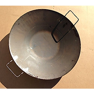 Brooks AG Parts 24" Cooking Discada with Open Fire Cooking Stand with removable legs