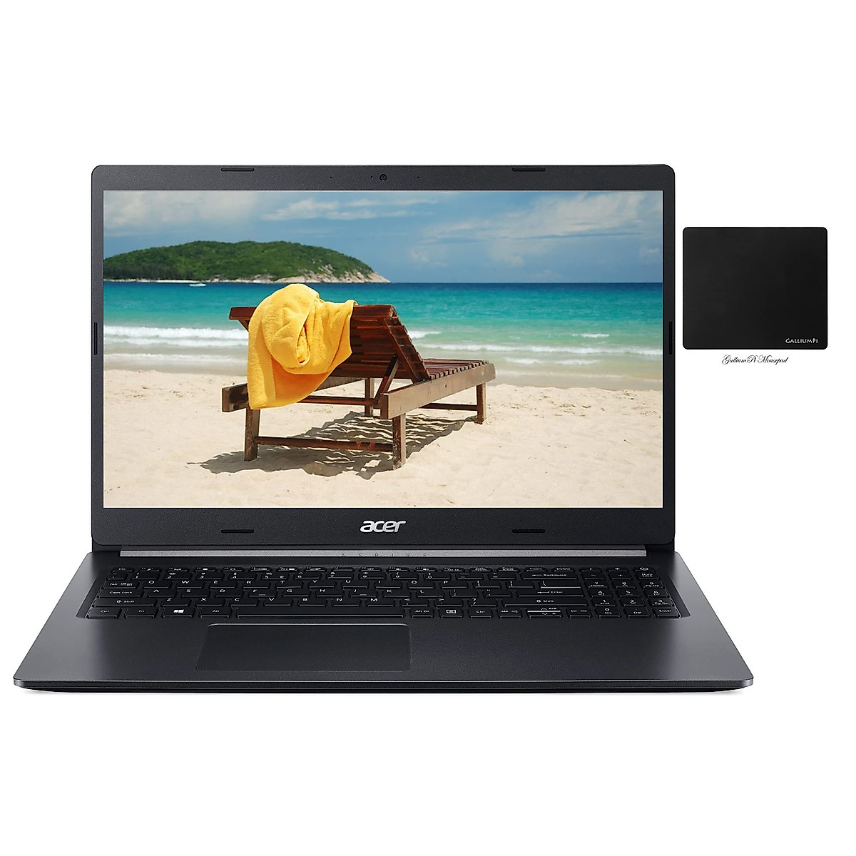 acer Newest Aspire 5 Thin & Light Laptop, 15.6" HD Widescreen, 6-Core AMD Ryzen 5 4500U (Beat i7-1065G7), 12GB RAM, 512GB SSD, HD Webcam, WiFi 5, HDMI, Windows 10 Bundle with GalliumPi Accessories