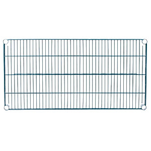 Commercial Green Epoxy Coated Wire Shelving 24 x 72 (2 Shelves) - NSF