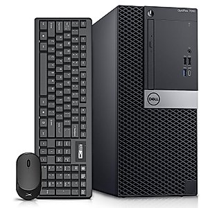 Dell OptiPlex 7060 Tower Computers Desktop Computer Windows 11,i7-8700 3.2GHz,32GB DDR4 Ram 512GB SSD M.2 NVMe SSD,Intel AX210 Built WiFi 6e Bluetooth 5.3, Refurbished Desktop,HDMI,DVD-RW (Renewed)