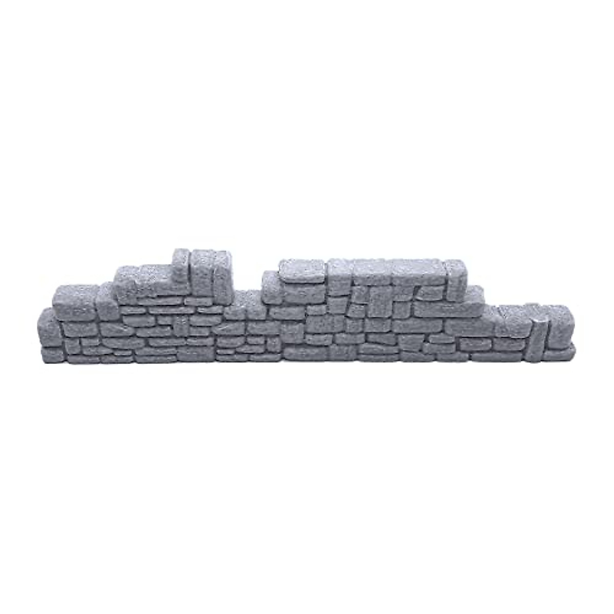 EnderToys Ruined Stone Walls Set A, Terrain Scenery for Tabletop 28mm Miniatures Wargame, 3D Printed and Paintable