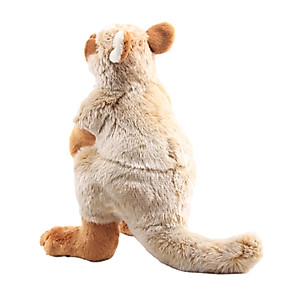 WinAdiGoo Cute Furry Realistic Kangaroo Plush Doll Soft Stuffed Animal Toy 13.8 inch Cuddle