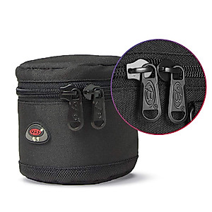 BPAULL Camera Lens Case DSLR Camera Lens Bag Fits for Canon EF 28mm f1.8 EF 24mm f 2.8EF 50mm F 1.8Ⅱ Nikon 35mm f1.8G 50mm f 1.8D 50mm f1.8 G50mm f 1.4 and other Camera Lens