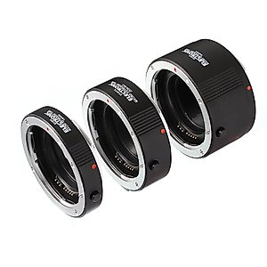 Fotga Macro AF Auto Focus Automatic Extension Tube Ring 13mm + 20mm + 36mm Set for Kenko Canon EF EF-S Lens