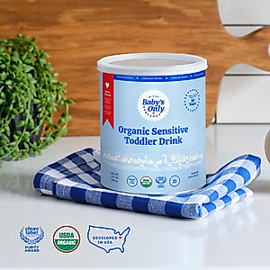 Baby's Only Organic Sensitive Toddler Drink for Lactose Sensitive Toddlers (LactoRelief), No Soy Dairy Milk Powder, 12 Months Old +, 12.7 oz, 6 Pack