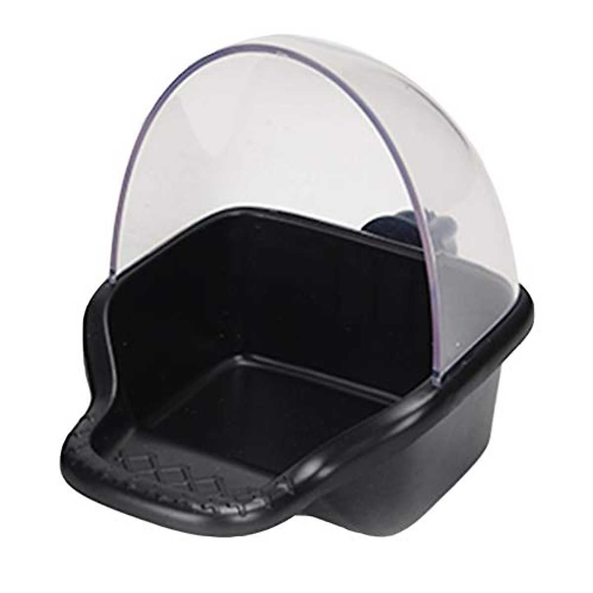 STOBOK Squirrel Feeders Bird Bath Tub Bowl Basin Parrot Hanging Birdbath Toy Plastic Budgie Parakeet Cockatiel Cage Water Food Feeder Shower Tub for Hamster Hedgehog Chinchilla Ferrets Bunny Feeder