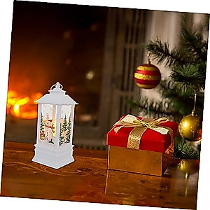 Didiseaon 1PC Music Decor Portable Christmas Decor Christmas Music Snow Globe Nativity Snow Globe Snowman Snowglobe lamp Decorations Christmas Lights LED Desk lamp