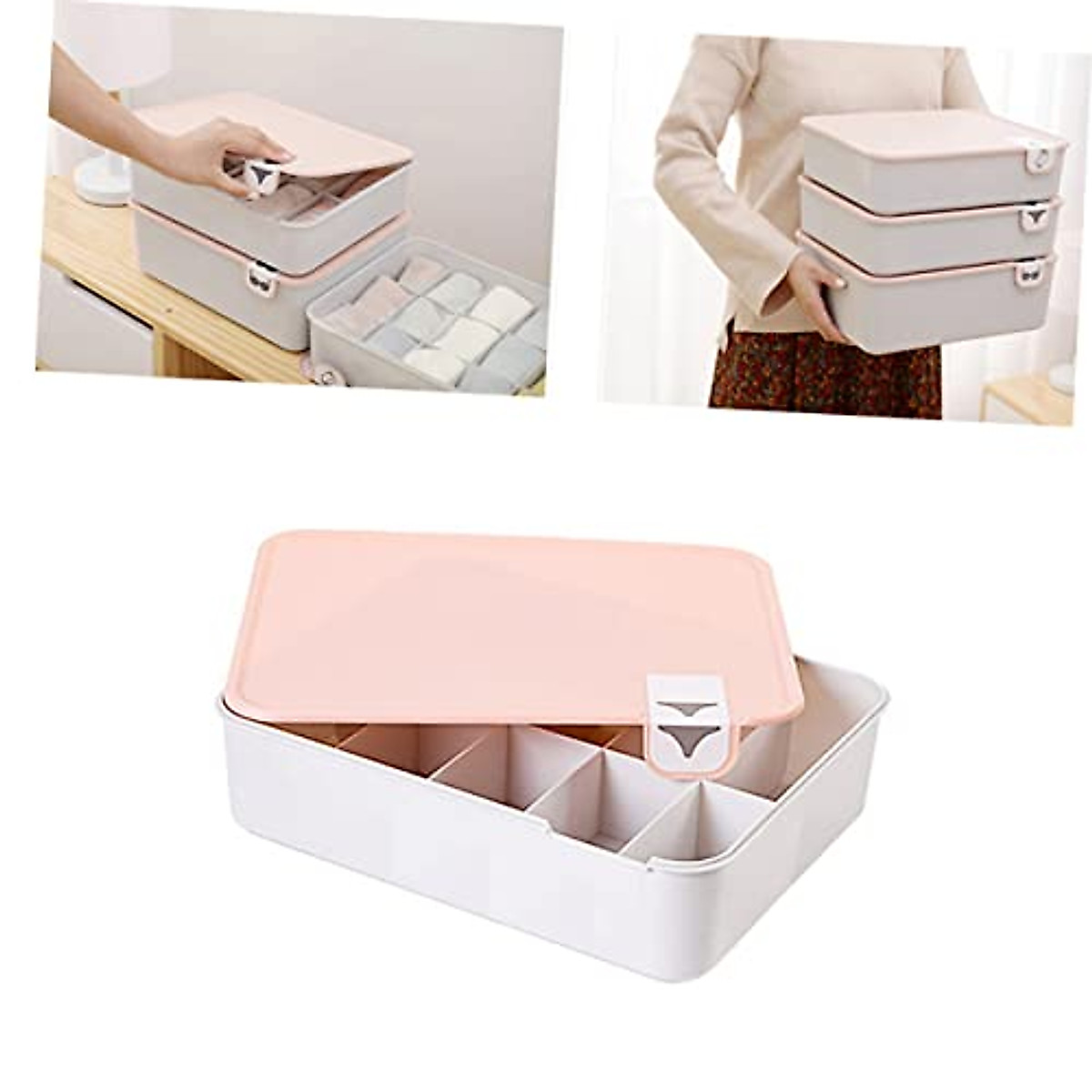 DOITOOL 1pc 15 Clothing Drawers Lingerie Stockings Underwear Drawer Closet Underwear Organizer Socks Drawer Organizer Socks Storage Organizer Socks Organizer Socks Storage Case Storage Box