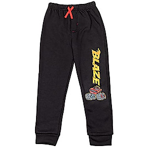 Blaze and the Monster Machines Toddler Boys Pullover Hoodie & Jogger Pants Red/Black 5T