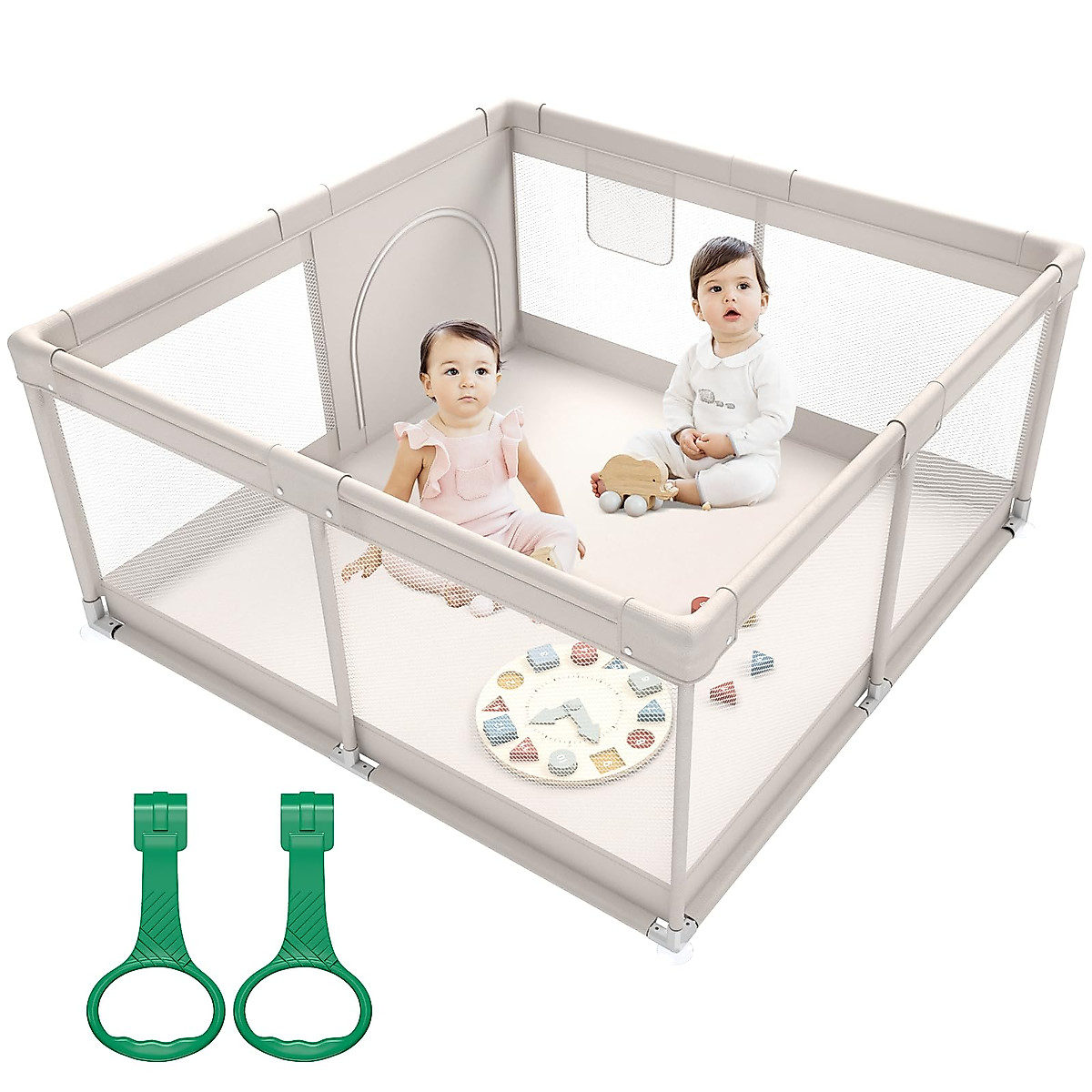 Baby Playpen,Playpen for Babies and Toddlers, Play Pen for Kids, Play Pen for Babies and Toddlers (47 * 47 inch playpen Without mat)