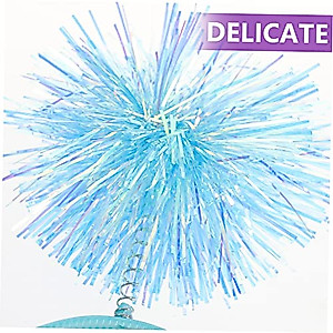 FELTECHELECTR Fluffy Headband Headband Pink Party Supplies Womens Head Bands Prom Photo Props Girl Headband Scrunchies for Women Birthday Hair Band Birthday Headbands for Women Blue Miss