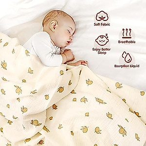 kmilro Muslin Swaddle Blankets 4 Pack Baby Swaddle Blankets for Unisex 40 x 40 inches Newborn Receiving Blanket Cotton Soft Breathable Muslin Baby Swaddles for Boys & Girls