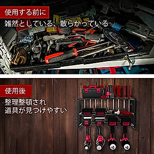 MYLOLF Metal Rack Wall Mount for Garage, Warehouse, Workshop