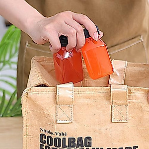 Moretoes 12pcs 4oz Plastic Juice Bottles with Caps Mini Empty Reusable Clear Water Containers with Tamper Proof Lids Black for Milk Juice Smoothies and Other Beverages