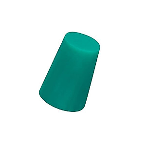 Caplugs SH-31761 Neoprene Plug - GN104 Tapered Masking Plug, Max ID 0.375" Min ID 0.250", Green (1000/Bag)