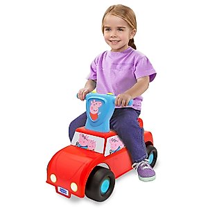 Peppa Pig Family Car Push n' Scoot Ride-on