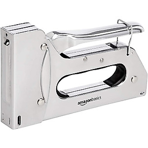 Amazon Basics Manual Staple Gun Stapler with 1000 Staples
