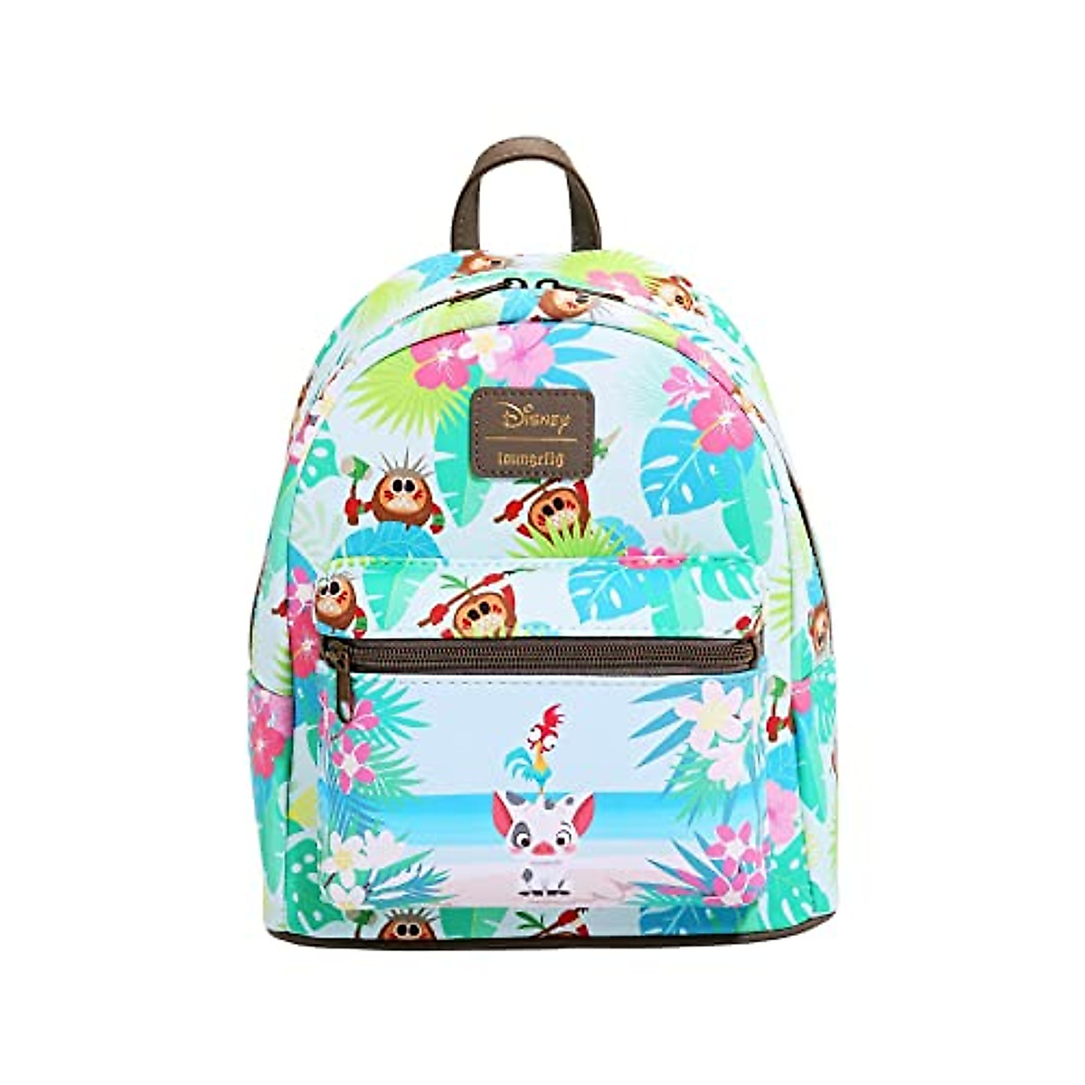 Loungefly Disney Moana Pua Hei Hei Kakamora Floral Mini Backpack