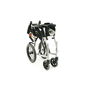 Karman Healthcare S-2512 Ergo Flight Transport Ultra Lightweight Wheelchair Luxury Seat, 18"