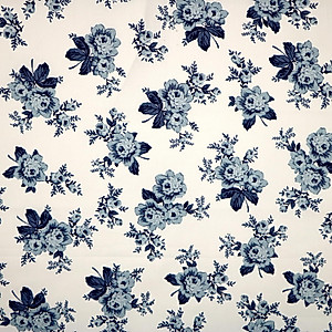 iNee Gray Blue Fat Quarters Quilting Fabric Bundles, Sewing Fabric for Quilting Craftting,18 x 22 inches (Gray Blue)