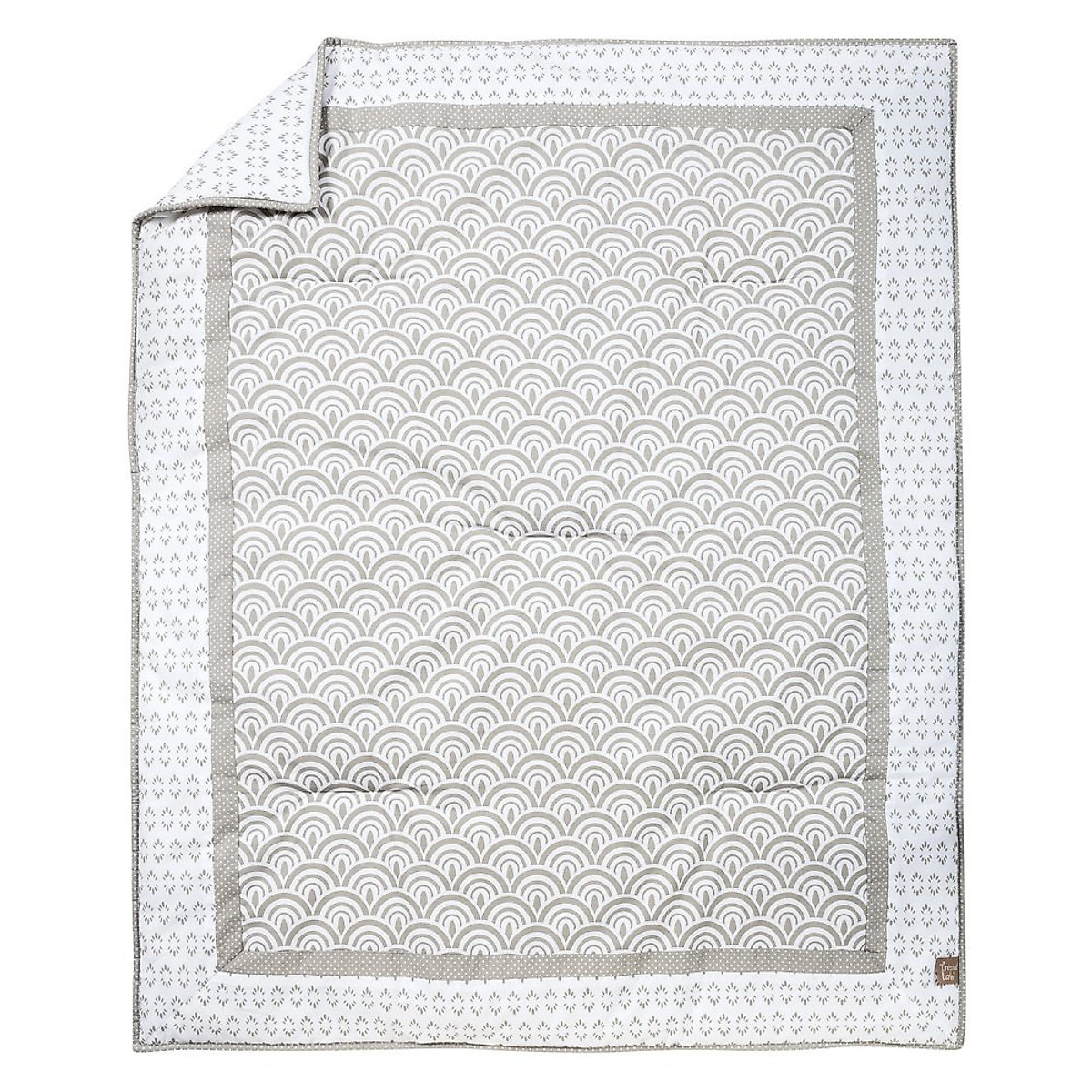 Trend Lab Art Deco 3 Piece Crib Bedding Set, Can Be Used As A Blanket Or A Playmat for Tummy Time, Includes Quilt, Fitted Crib Sheet and Skirt