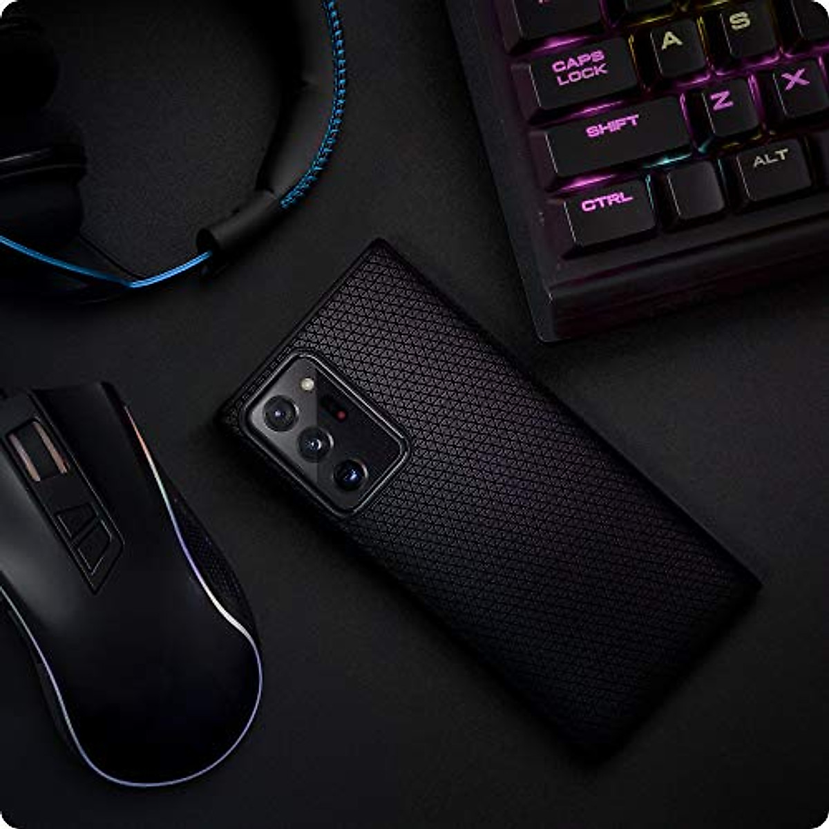 Spigen Liquid Air Armor Designed for Samsung Galaxy Note 20 Ultra 5G Case (2020) - Matte Black