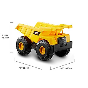 CAT Construction Toys, 2 Pack 7" Mini Crew Toy Trucks with Articulated Parts, Fun and Durable for Indoor/Outdoor Use, Ages 2+