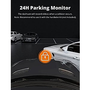 Kingslim D4 4K Dual Dash Cam with Built-in WiFi GPS, Front 4K/2.5K Rear 1080P Dual Dash Camera for Cars, 3" IPS Touchscreen 170° FOV Dashboard Camera with Sony Starvis Sensor, Support 256GB Max