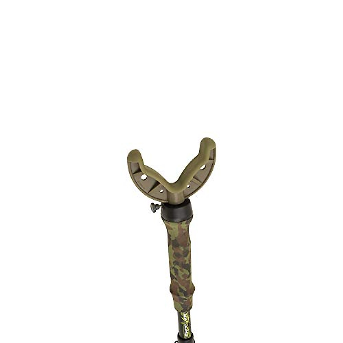 Allen Company The Shocker Tom Taker Click-Stix Shooting Stick by Allen, Collapsible Hunting Monopod, 36 inches, Green (21927)