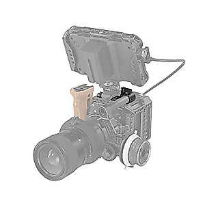 SmallRig 15mm Single Rod Clamp with Integrated NATO Rail - 3011