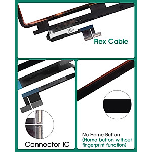 for iPad Pro 11 2nd Touch Screen Replacement for iPad Pro 11" 1st Generation 2018 Digitizer Repair Kits A1980 A2013 A1934 A1979 (Without LCD