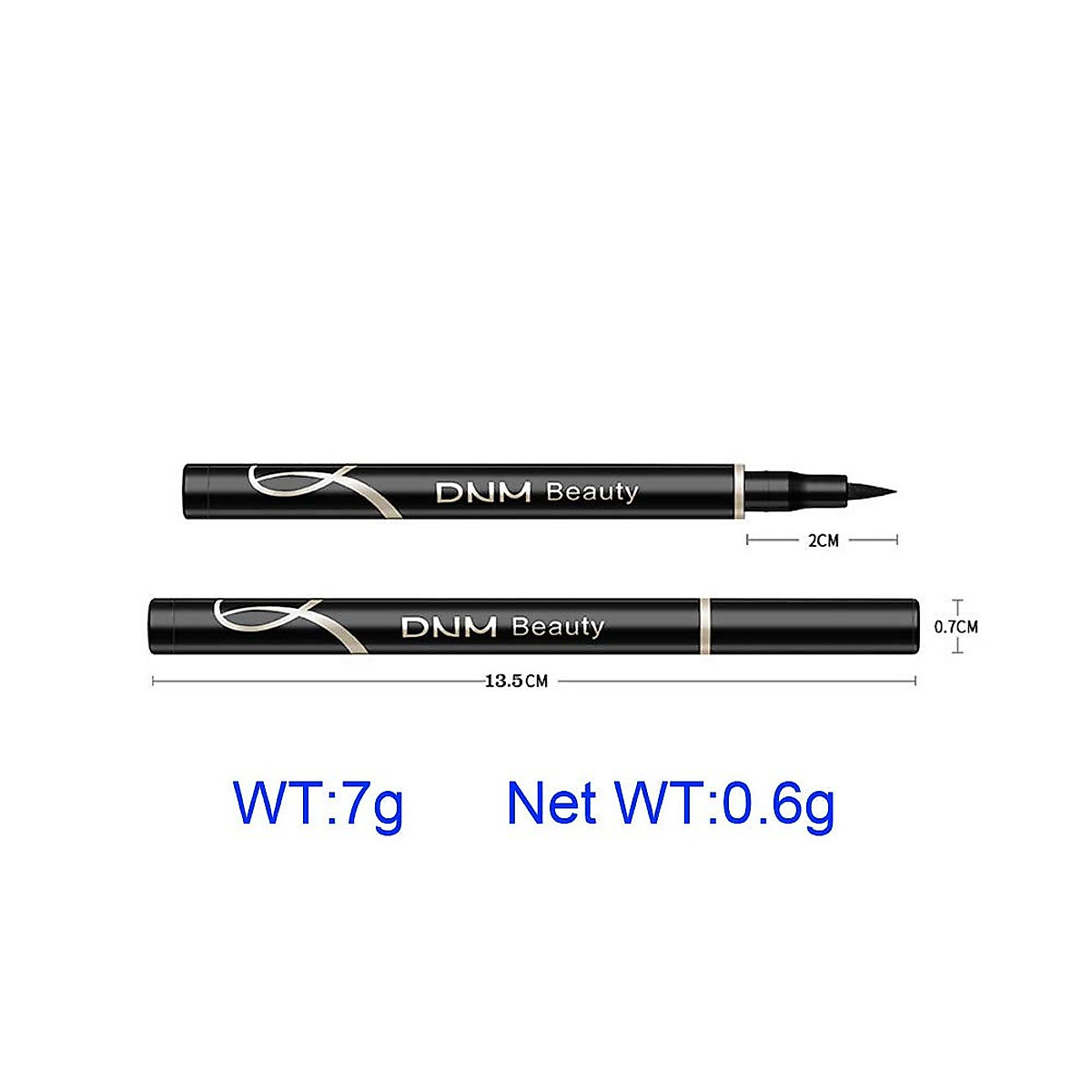 DNM Cat Eye Makeup Waterproof Neon Colorful Liquid Eyeliner Pen Make Up Comestics Long-lasting Black Eye Liner Pencil Makeup Tools (green)