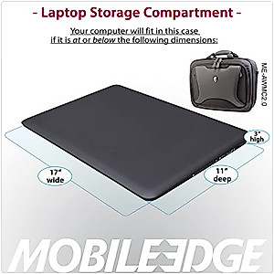 Mobile Edge ScanFast Checkpoint Friendly 17.3-Inch Gaming Laptop Messenger Bag Specifically Designed for Alienware Orion M17x