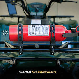 SCOSCHE PSM11003 TerraClamp Heavy Duty Fire Extinguisher and BoomBottle Universal Vehicle Mount, Small (Pack of 2),Black