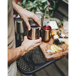 Outset, 2 Count (Pack of 1), Copper Double Wall Drink Tumbler