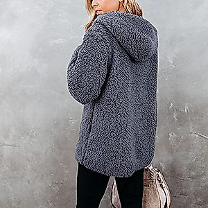 Lojito Turtleneck Sweatshirt Women Graphic Long Sleeve Long Sleeve Graphic Gray Fleece Hoodie