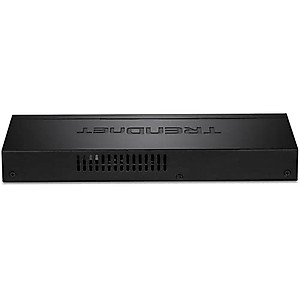 TRENDnet 8-Port Gigabit PoE+ Switch, 65W PoE Power Budget, 16Gbps Switching Capacity, IEEE 802.1p QoS, DSCP Pass-Through Support, Fanless, Wall Mountable, Lifetime Protection, Black, TPE-TG83