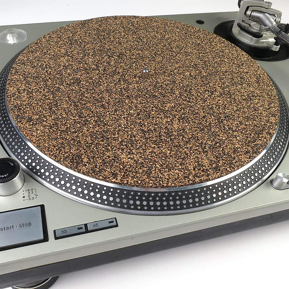 Turntable Mat Slipmat Cork and Rubber (Diameter: 30cm/11.8in Thickness: 3mm 1/16in) Vinyl Record Improve Sound Quality Reduce Vibrations Absorb Resonances DIY Upgrade Platter - Unihom