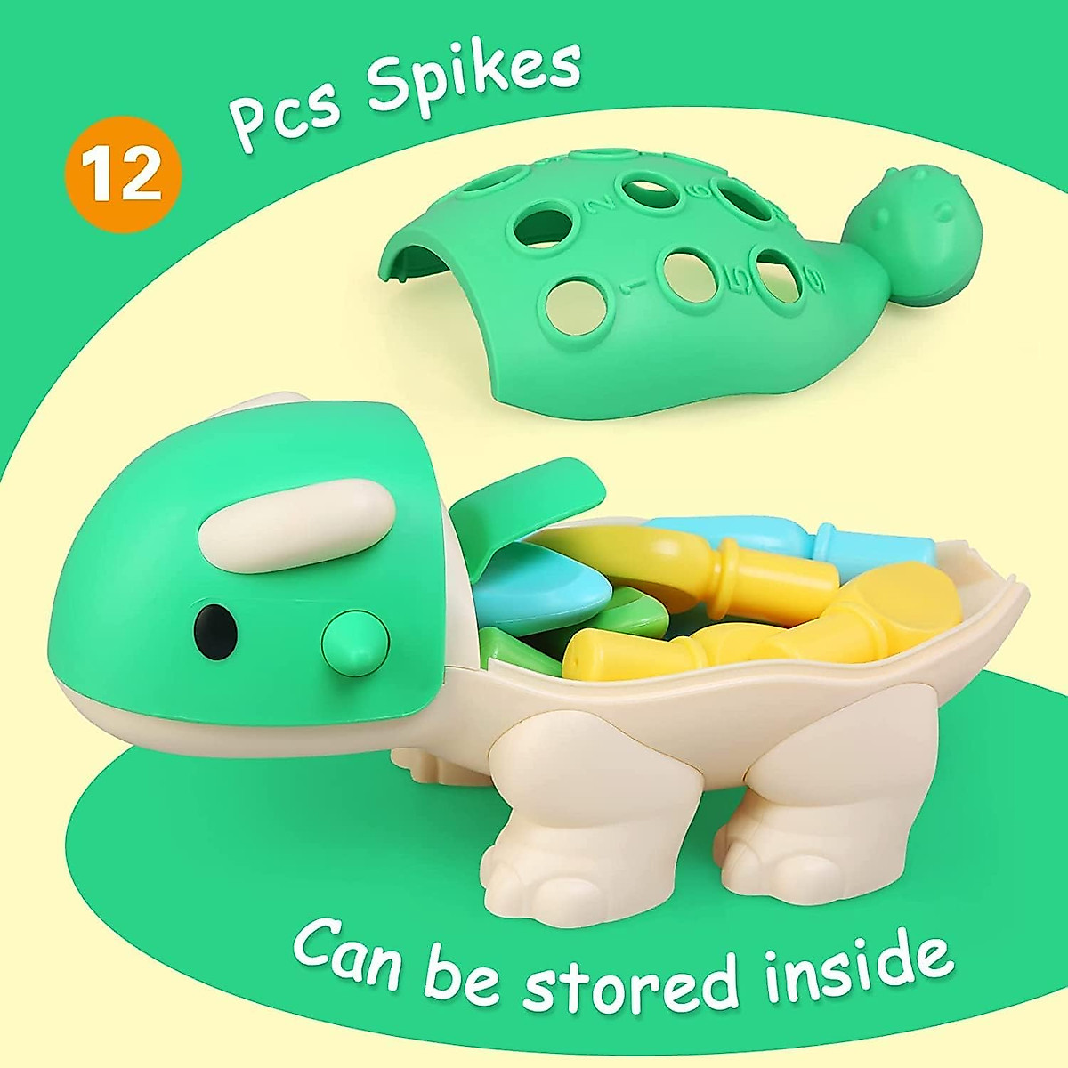 Montessori Learning Educational Toys for Baby 1 2 3 4 Year Old: Fine Motor Dinosaur Toys for Kids 2-4|Toddler Developmental Toys for Birthday Gift Age 1-2|Preschool Sensory Toys for 12-18 Months