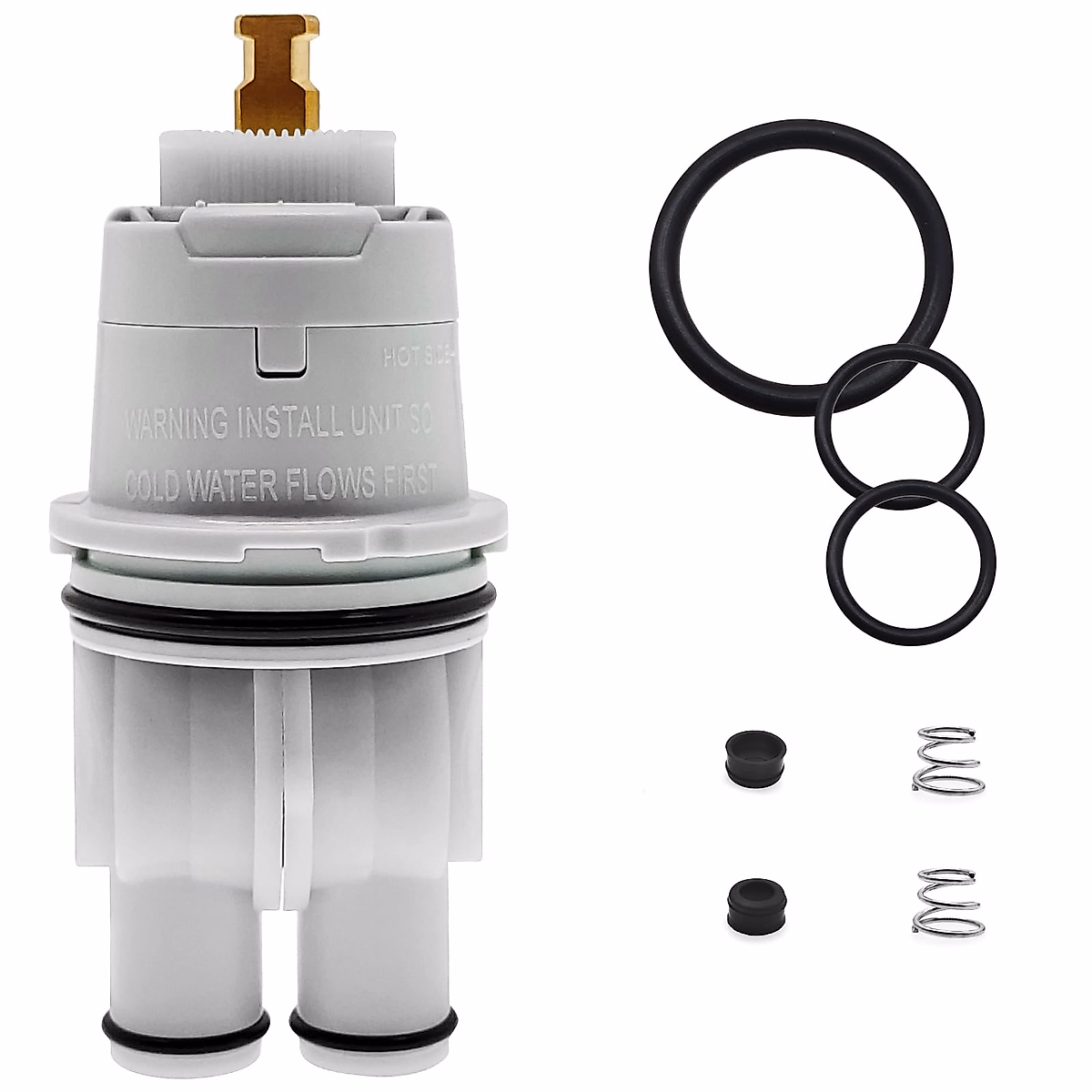 RP46074 R10000 Shower Valve Cartridge Compatible With Delta R22000 R1100 1300 1400 13/14 Series Single Handle Bath Tub and Shower Faucet Parts For Select Monitor Valves