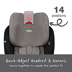 Britax Boulevard Clicktight Convertible Car Seat, Gray Contour SafeWash