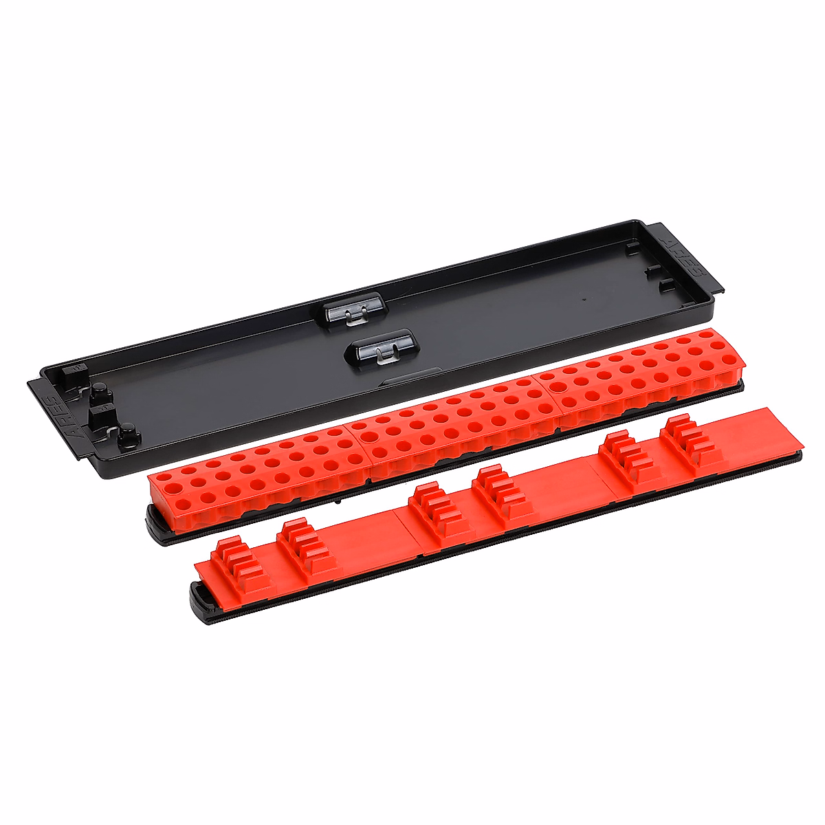 ARES 62052 – Hex Bit and Tool Organizer Tray – Large Capacity Organizer Holds Hex Bits, Drill Bits, Extensions, Adapters, and More – Oil and Solvent Resistant Material - Made in USA