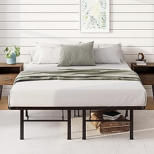 ZINUS SmartBase Heavy Duty Mattress Foundation, 14 Inch Metal Platform Bed Frame, No Box Spring Needed, Sturdy Steel Frame, Underbed Storage, Full