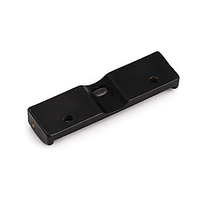 Holmer 6 String Metal Guitar Roller Nut 3 Saddles with Screws Compatible with Strat or Tele Electric Guitar Black.