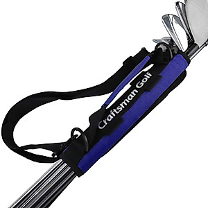 Craftsman Golf Portable Mini Carry Bag Shoulder Sleeve Bag Ideal for Golf Course (Blue (Update))