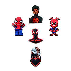 Zanerolan 25 40PCS Superhero Shoe Decoration Charms for Clog, Cartoon Hero Charms Accessories (25)