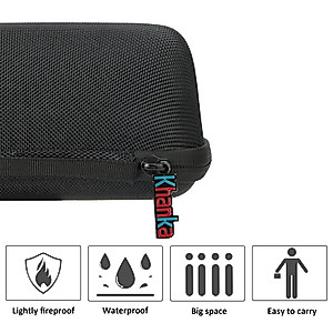 khanka Hard Travel Case Replacement for Sonos Roam 2 / Sonos Roam Portable Smart Bluetooth Speaker (Inside Black)