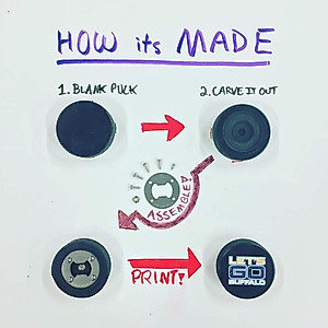 Boston Bottle Opener, Made from a Real Hockey Puck, Cap Catcher Magnet, Drink Coaster, Hockey City Design, The PuckOpener