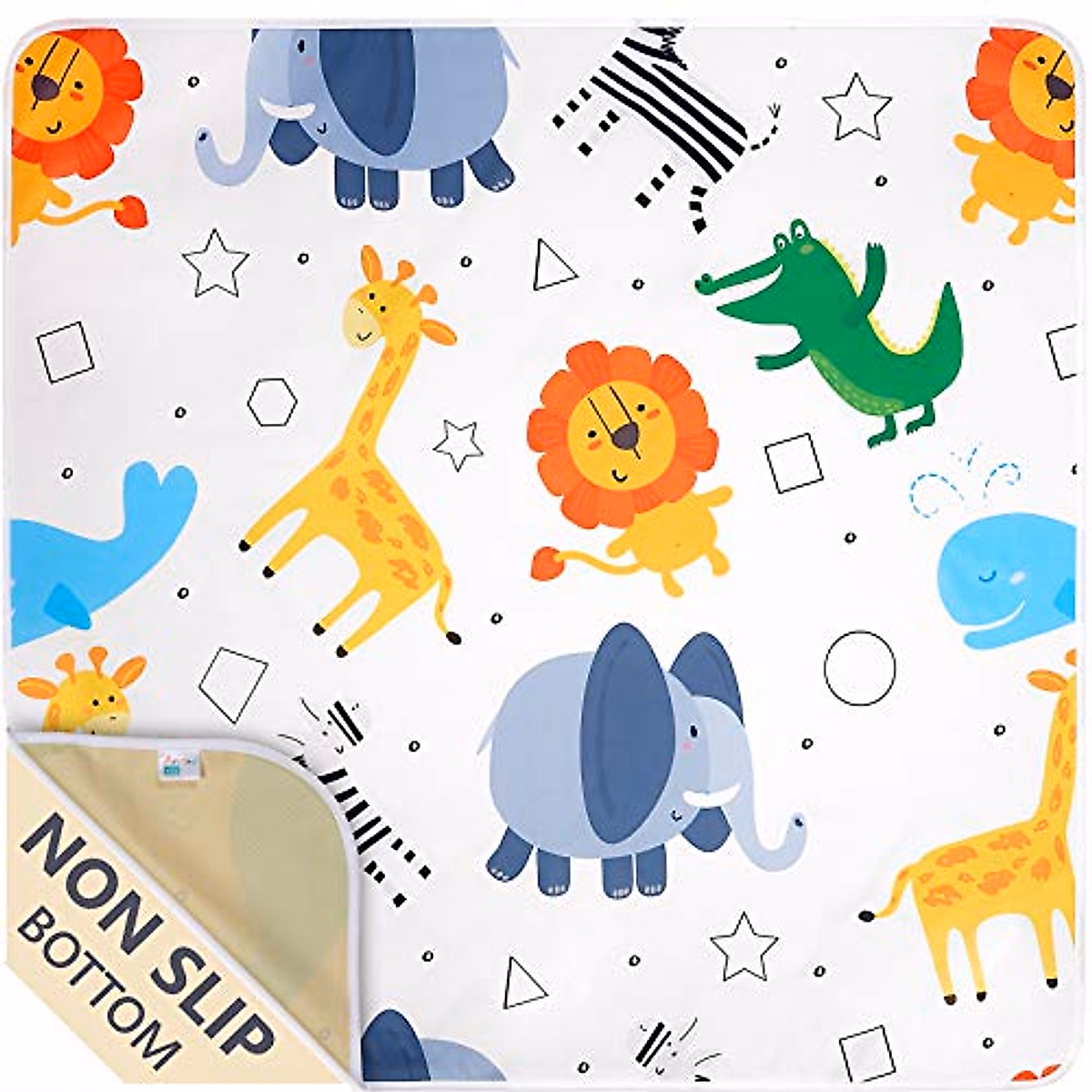 Waterproof Floor Splat Mat for Under High Chair| 51" Splash Mat Under High Chair/Under High Chair Mat |Splash Mat Highchair, High Chair Mats for Dropping Food, Food Floor Mat for Kids