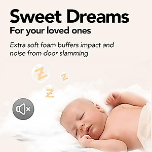 Door Finger Pinch Guard 3 Pack Thick Foam Anti Door Slam Preventer Stopper Silencer Baby Proofing to Keep Doors Open